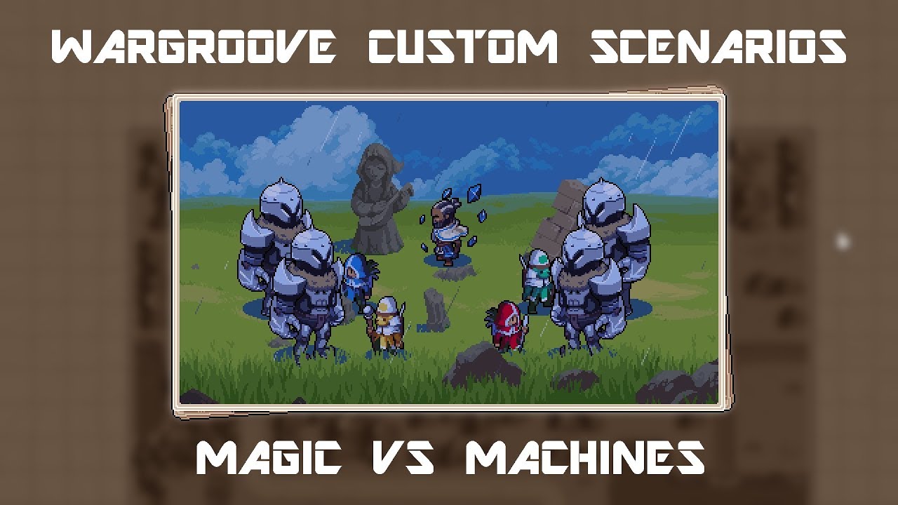 Wargroove Custom Scenario: Magic VS Machines - YouTube