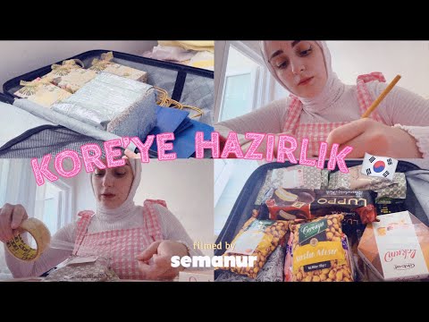 KORE'YE GİDİYORUM!BİRLİKTE VALİZ HAZIRLAYALIM🤍🇰🇷