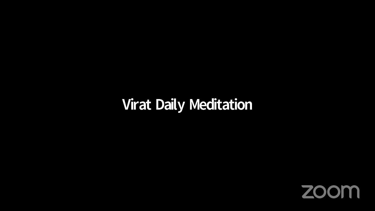 Virat Daily Meditation - 26 Dec 2022 7pm Clearances - YouTube