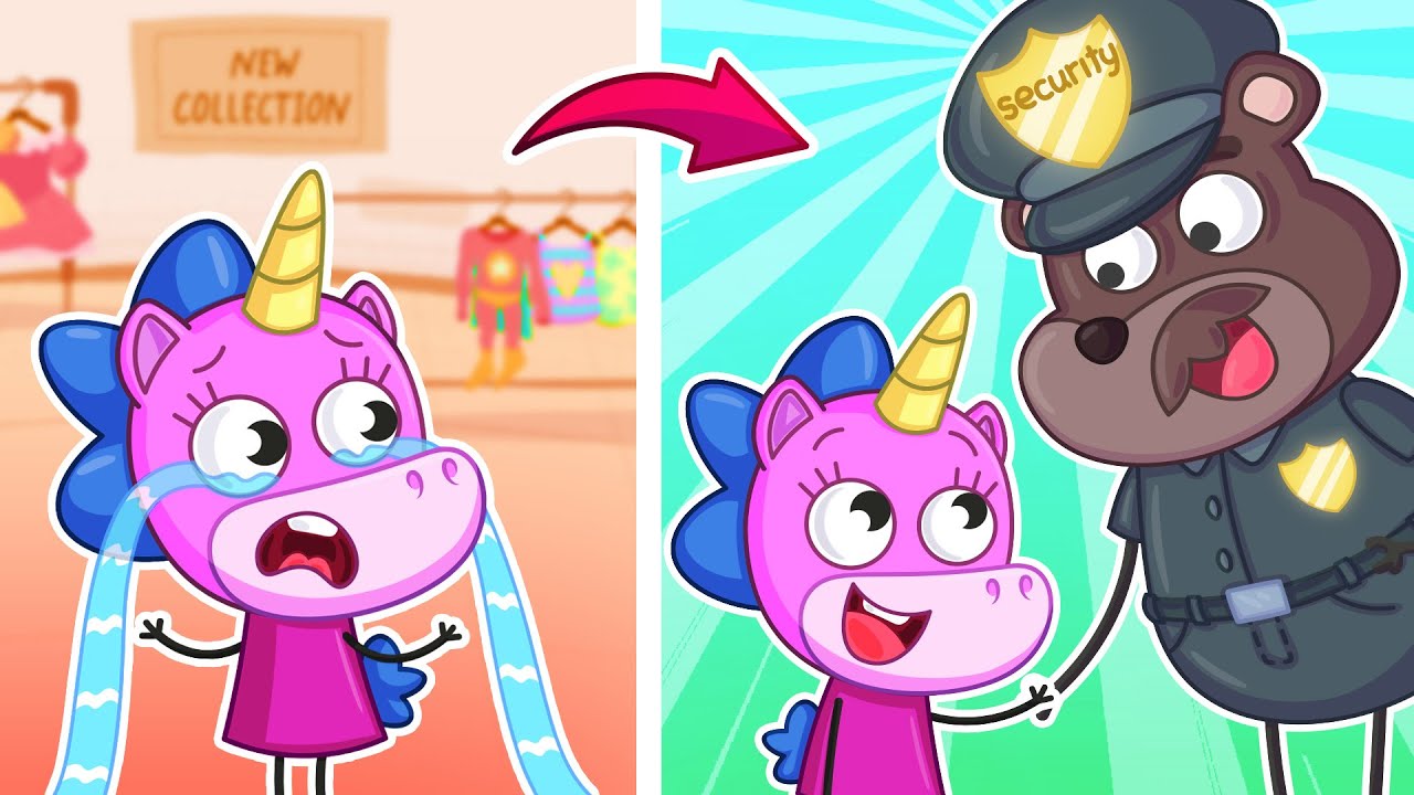What to Do If You Get Lost At a Store | Stay Safe 🏪🛒 | Teeny Mimi 🦄 ...