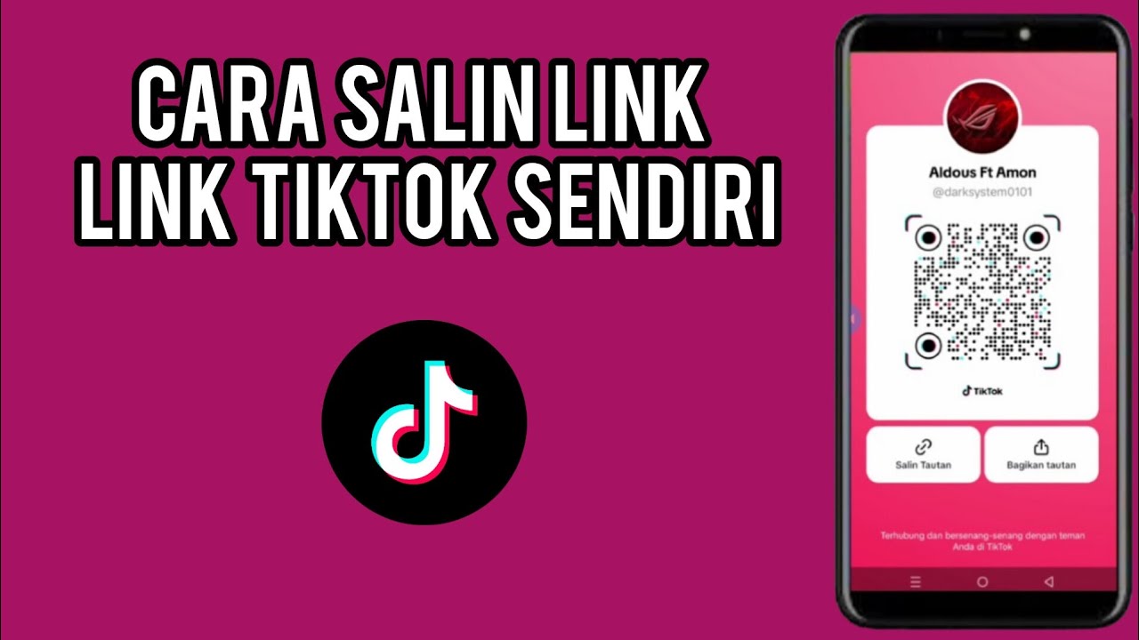 Cara Salin Link TikTok Kita Sendiri Terbaru 2024 - YouTube