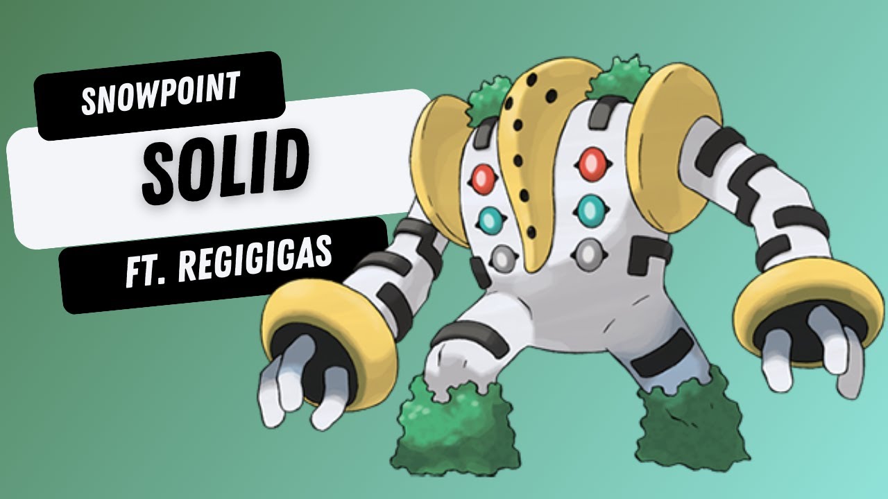 Regigigas, holder af a trash ability - YouTube