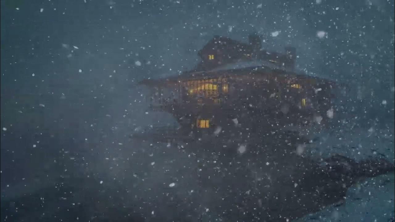 Intense Blizzard & Wind Sounds for Sleeping In The Lonely House| Heavy Winter Storm | Howling ...