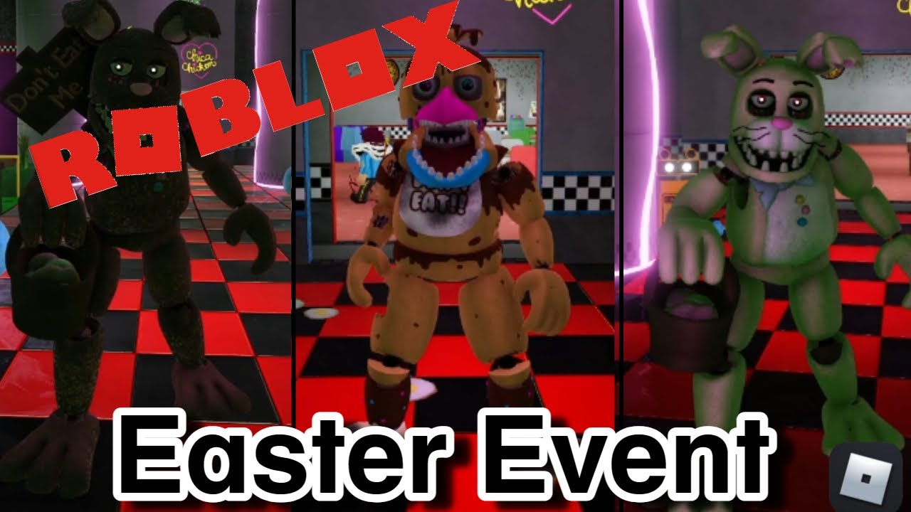 How to Unlock the Easter Event Animatronics!!! (Fredbear's Mega ...