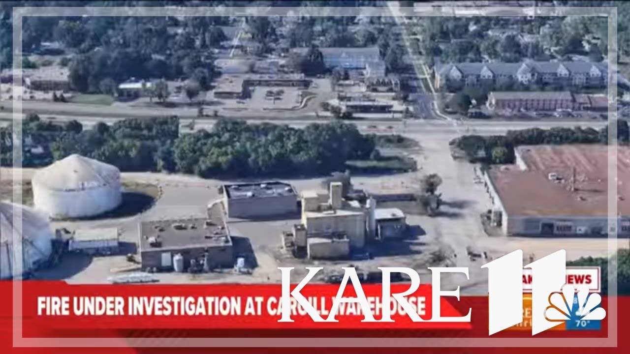 Fire crews respond to Cargill warehouse in Savage - YouTube