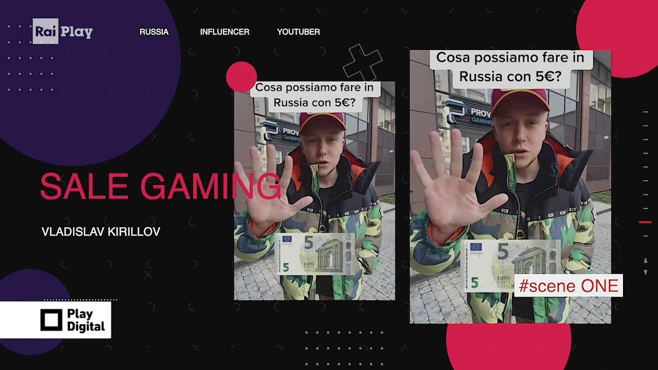 Vladislav Kirillov influencer Russo. Come spendere 5 euro in una sala ...