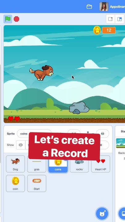 How to save your score in Scratch | cloud variables - YouTube