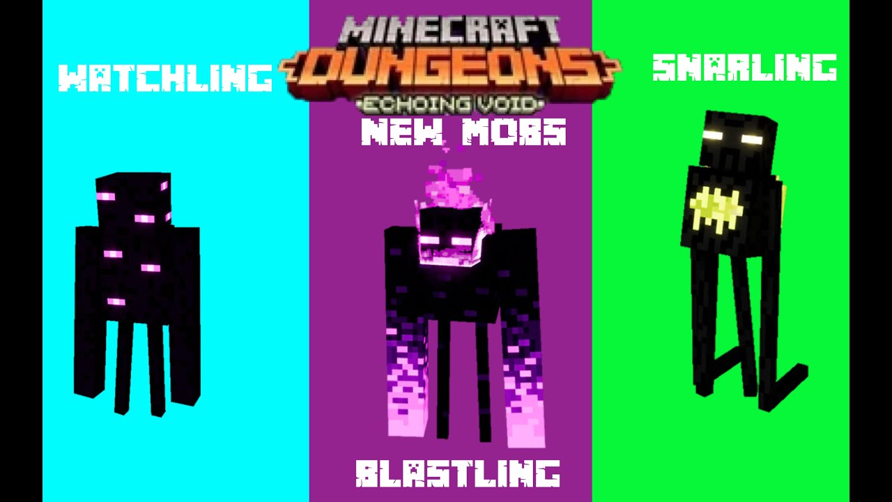 NEW MOBS - Minecraft Dungeons Echoing Void teaser - YouTube