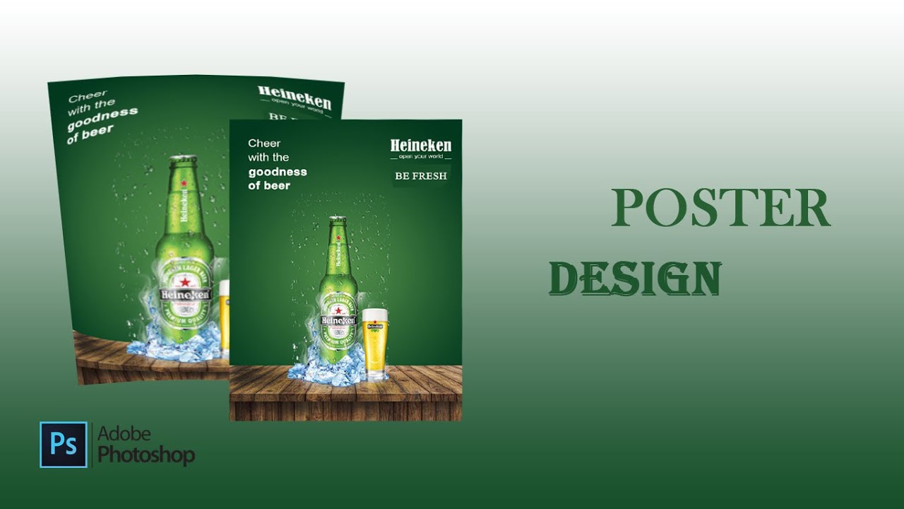 Poster Design | Make professional Poster in Photoshop cc - YouTube