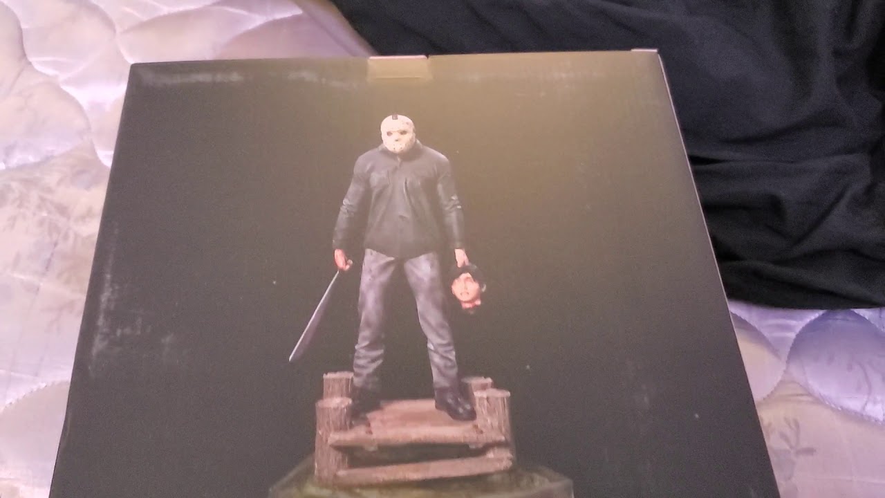 Jason Voorhees Statue Unboxing - YouTube