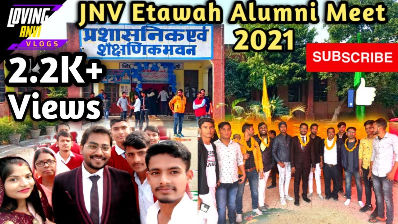 JNV Etawah Alumni Meet 2021 || JNV Samhon Etawah Vlog || Loving AnVi ...