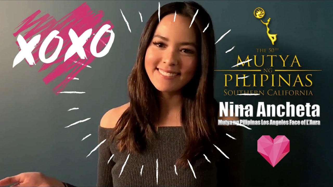 Nina Ancheta Invites you to Mutya Pilipinas California 2019 - YouTube