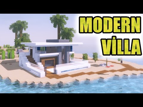 MİNECRAFT MODERN VİLLA YAPIMI - EV NASIL YAPILIR?