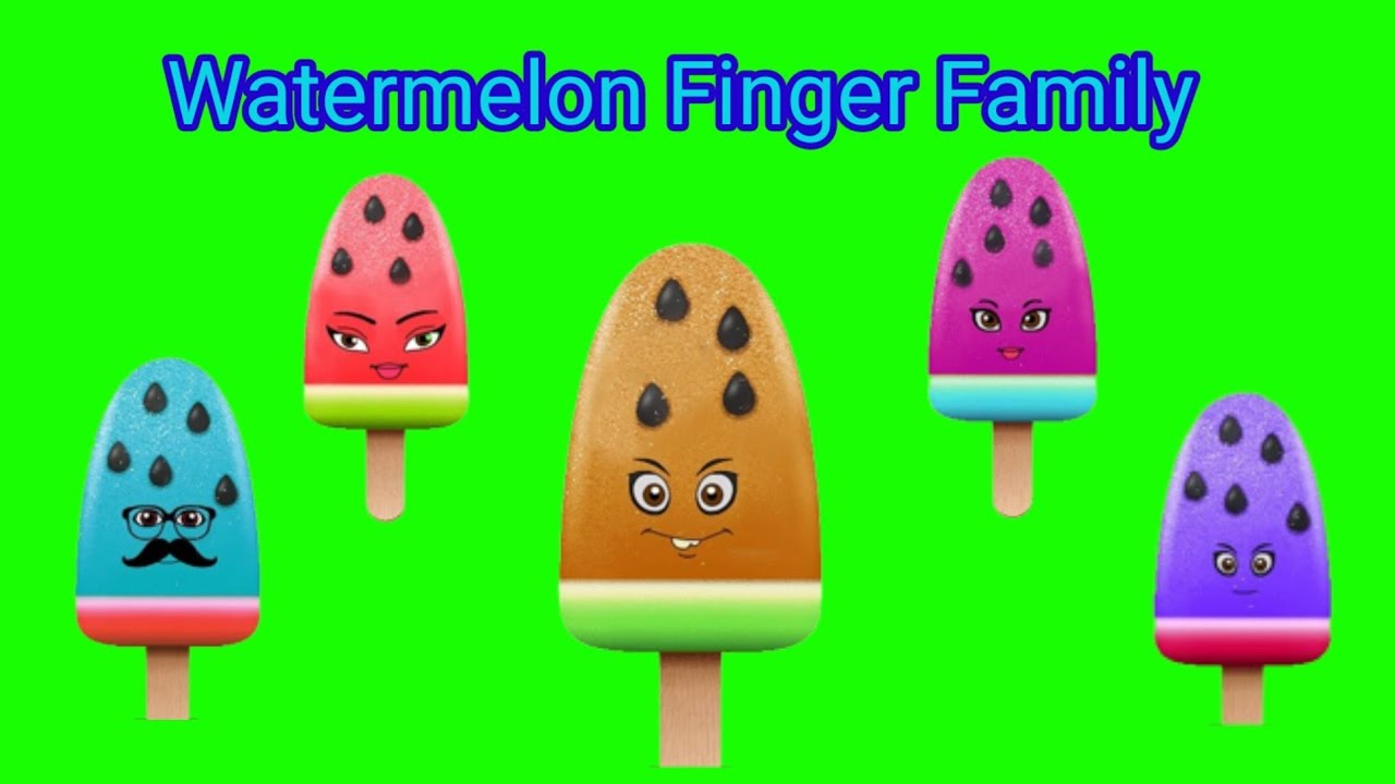 Watermelon Finger Family Song | Daddy Finger Family Rhymes for Children ...