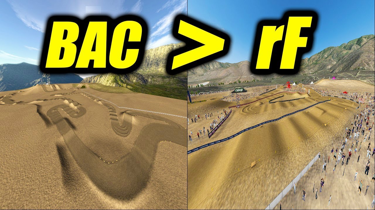 Custom Track VS rF Track - BAC: Fox Raceway - MX Simulator Track Review ...