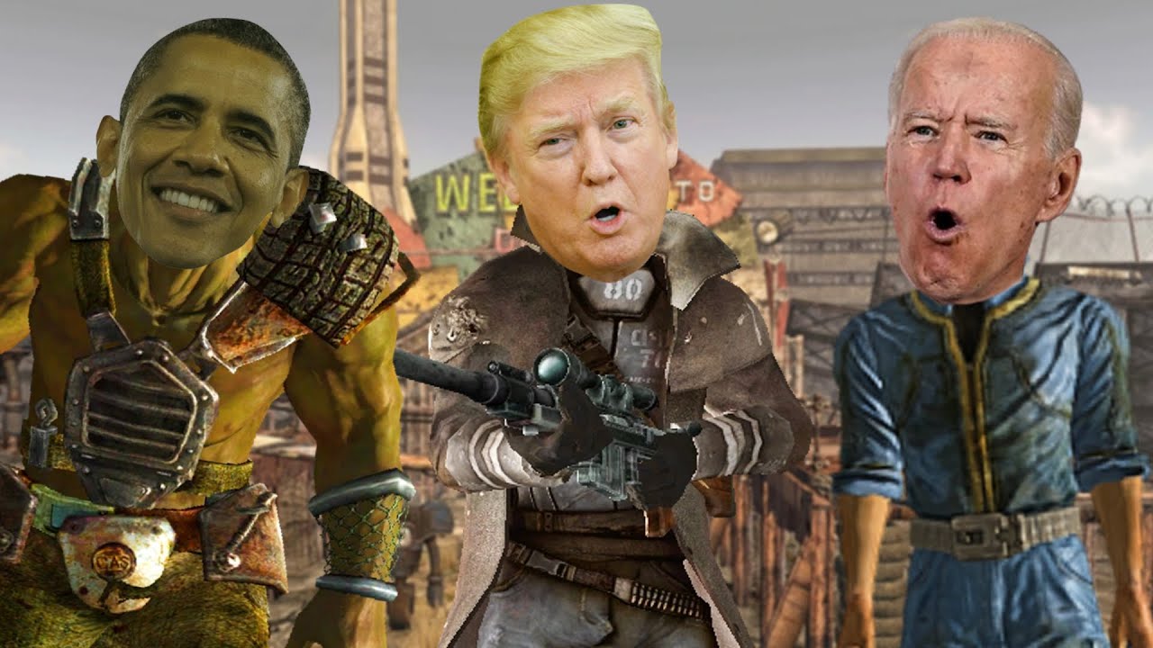 Obama, Trump, & Biden Play FALLOUT: New Vegas Part 2 - YouTube