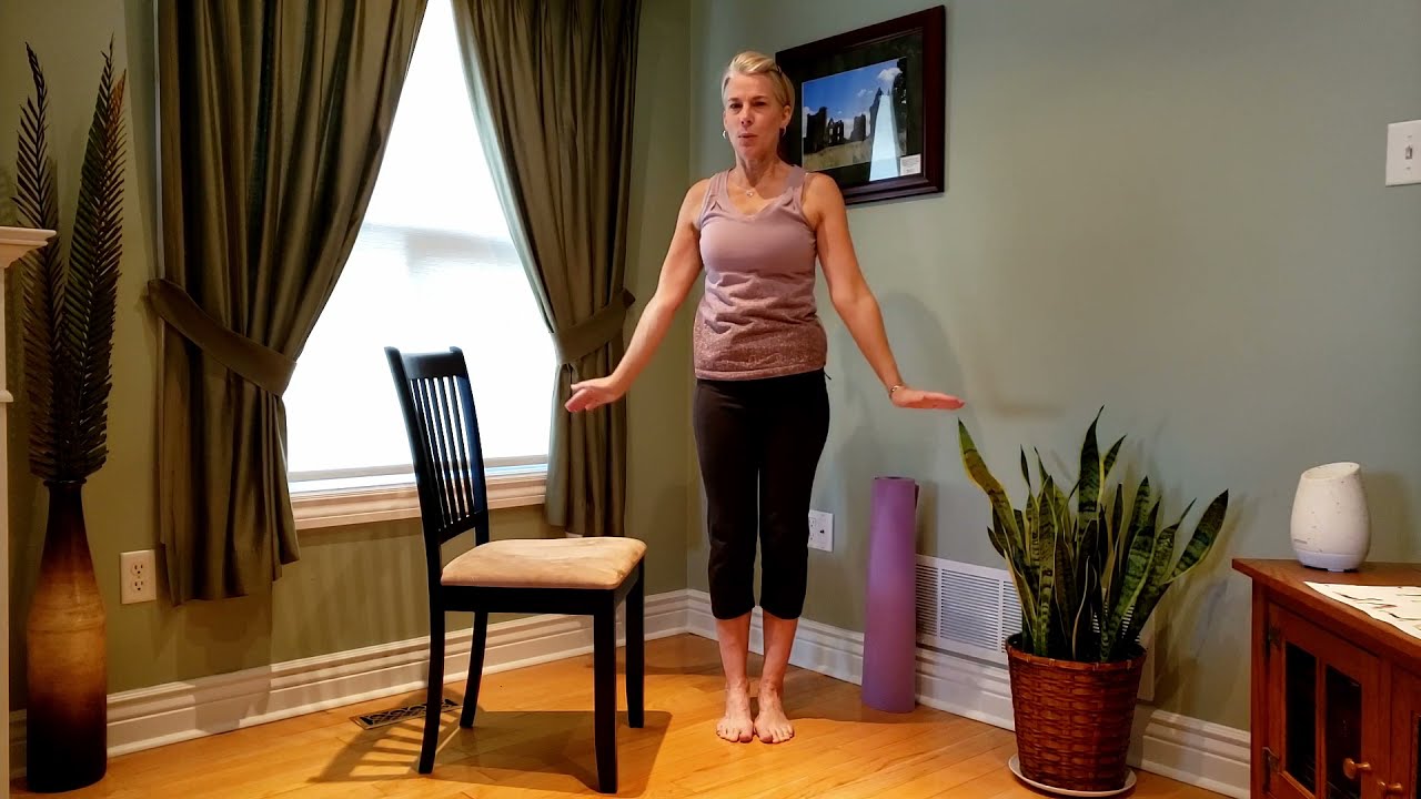 Chair Yoga - Sun Salutation - YouTube