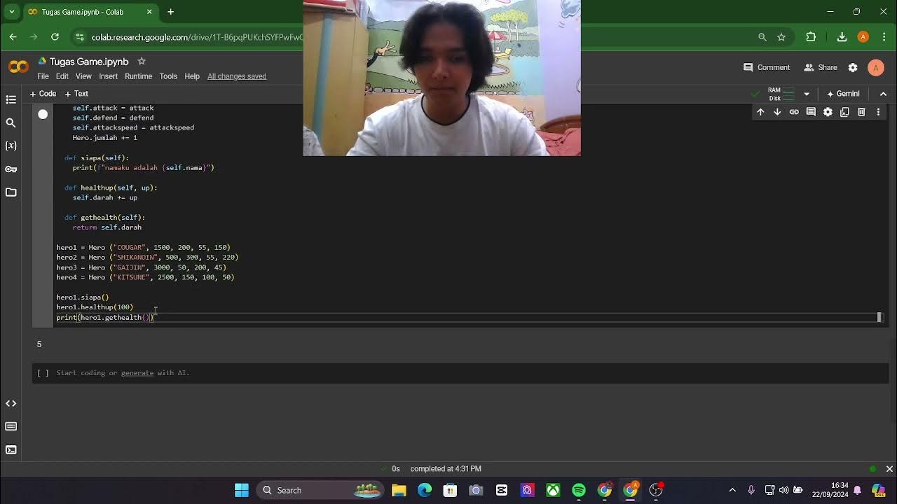 OOP PYTHON game singkat part 4 - YouTube