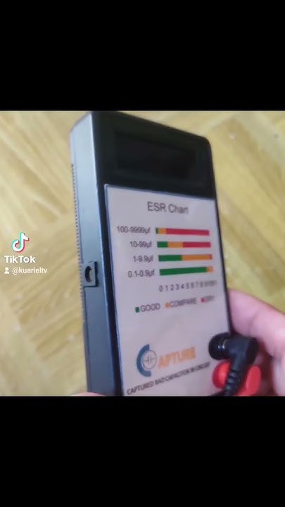 Esr Tester Arduino Esrmeter Youtube