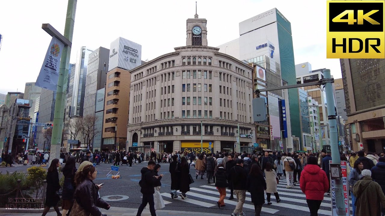 【4K HDR】Walk Tour Tokyo City Japan 🇯🇵! - YouTube
