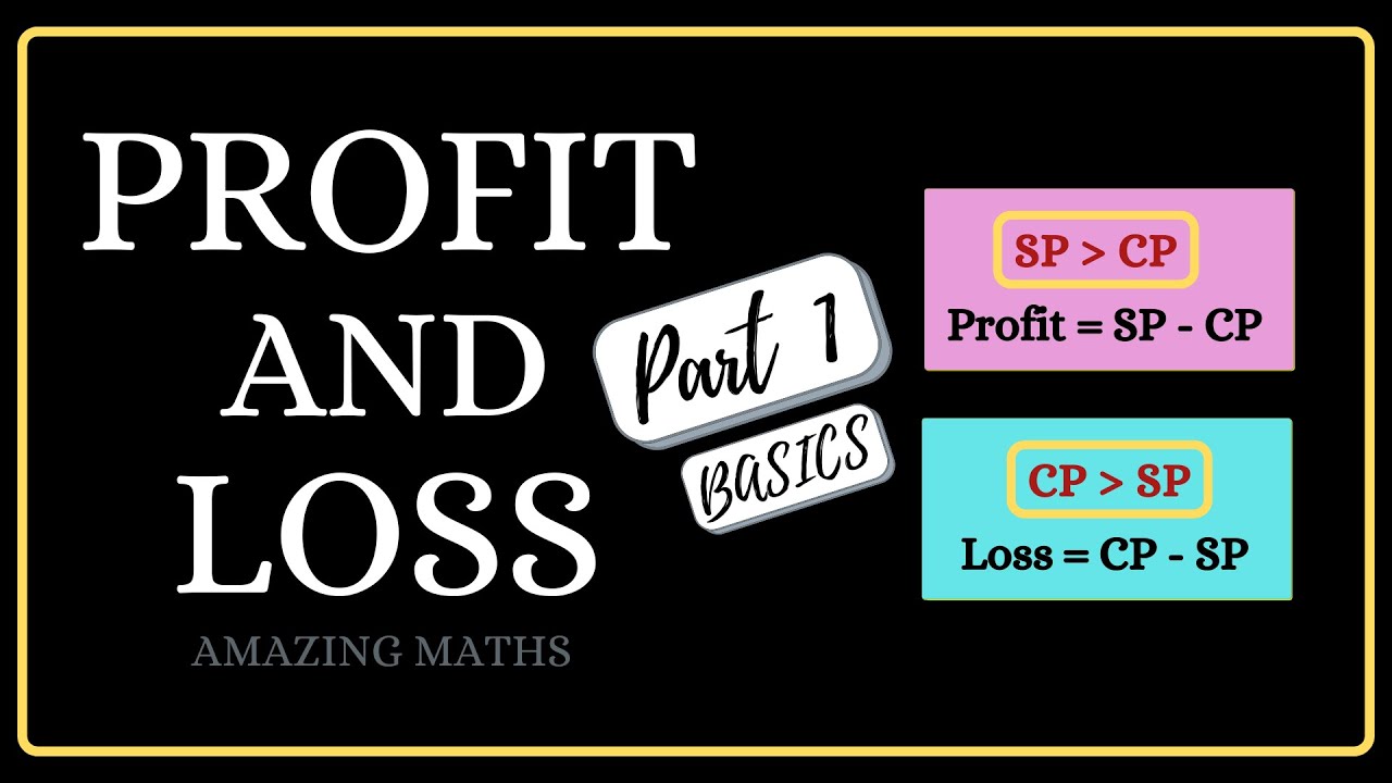 Profit & Loss Basics - Understanding Cost Price & Selling Price ...