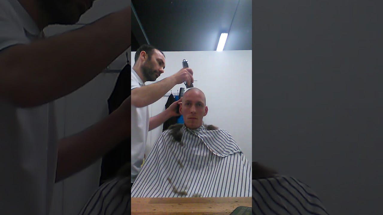 Shave head for cancer - YouTube