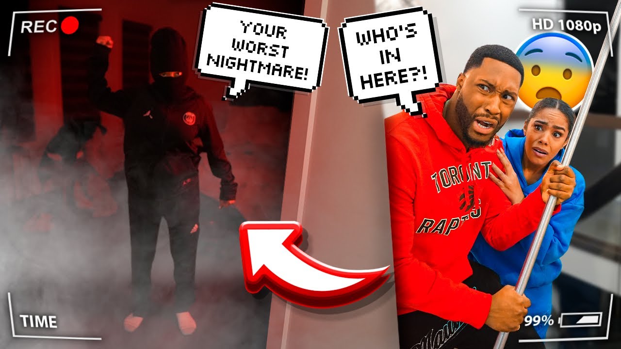 Epic Home Invasion Prank On @kristenandreafe (Part 2) *They Run* - YouTube