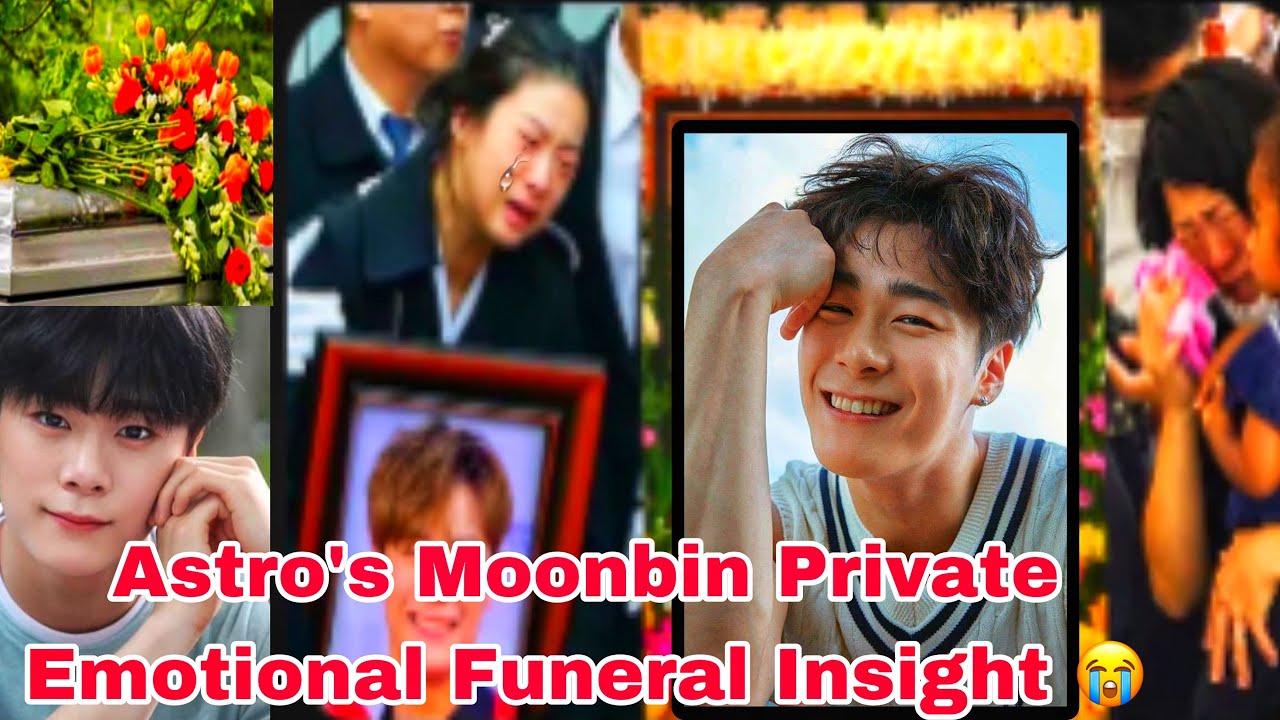 Moonbin Astro Tearful Private Funeral Service Happening Now - YouTube