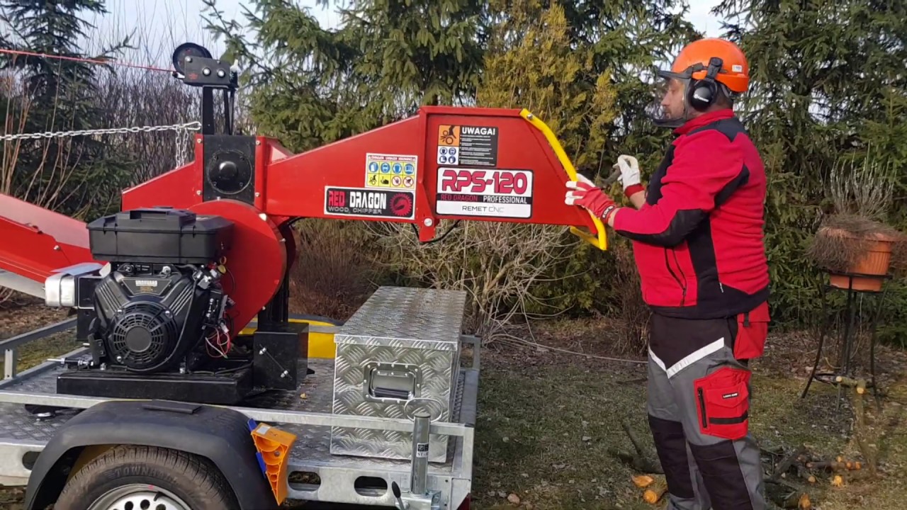 Rębak RPS-120 - YouTube