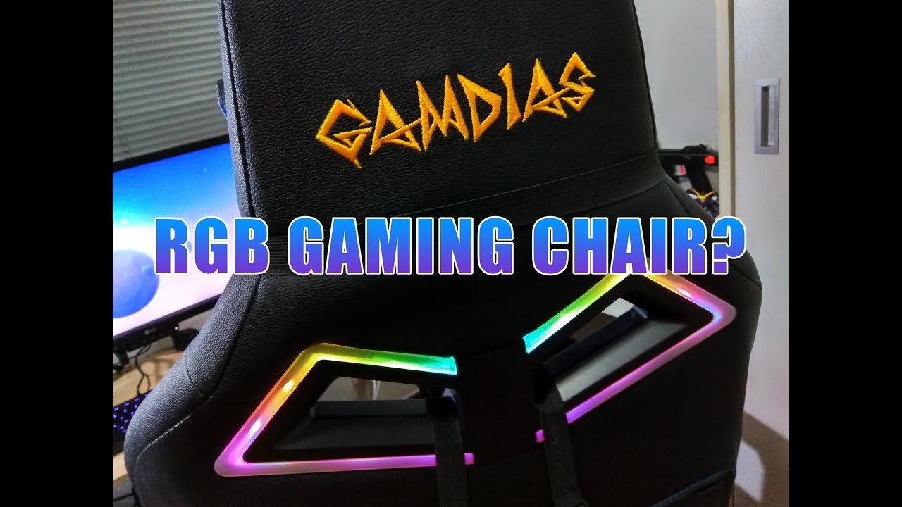 Gamdias made an RGB Gaming Chair! Unboxing video! - YouTube