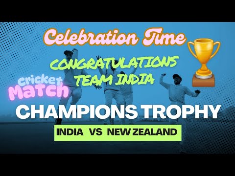 Champions Trophy Final Winner 🏆Congratulations Team India ...