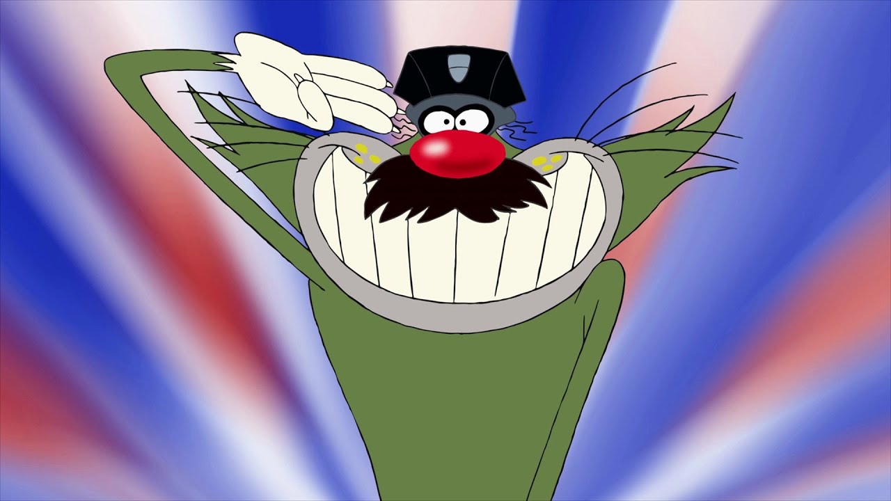 Oggy et les Cafards - Police académie (S03EP35) Épisode complet en HD ...