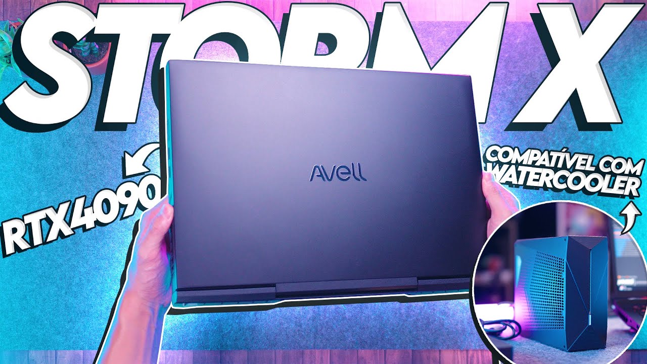 Unboxing do NOTEBOOK GAMER MAIS FORTE do BRASIL! Avell Storm X com i9 ...