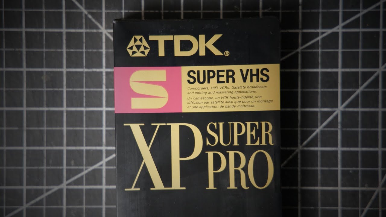 TDK VHS Tape Unboxing and S-VHS Hifi comparison - YouTube