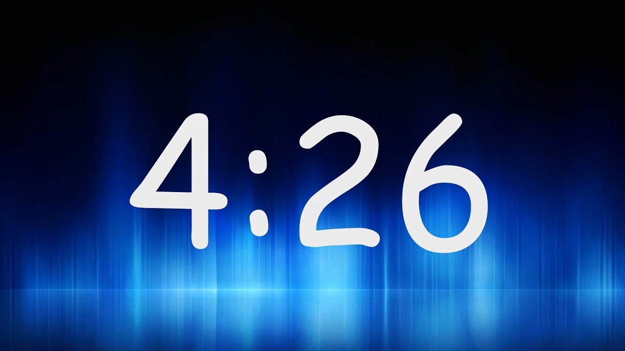 4:26 Minutes Timer / Countdown from 4min 26sec - YouTube