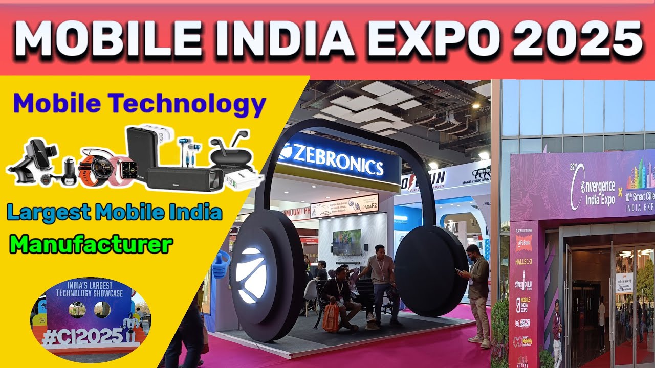 Convergence India Expo 2025 | Mobile India Expo 2025 | Pragati Maidan ...