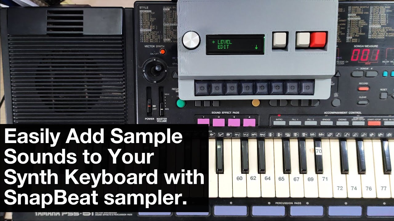 Easily Add Sample Sounds to Your Synth Keyboard with SnapBeat sampler ...