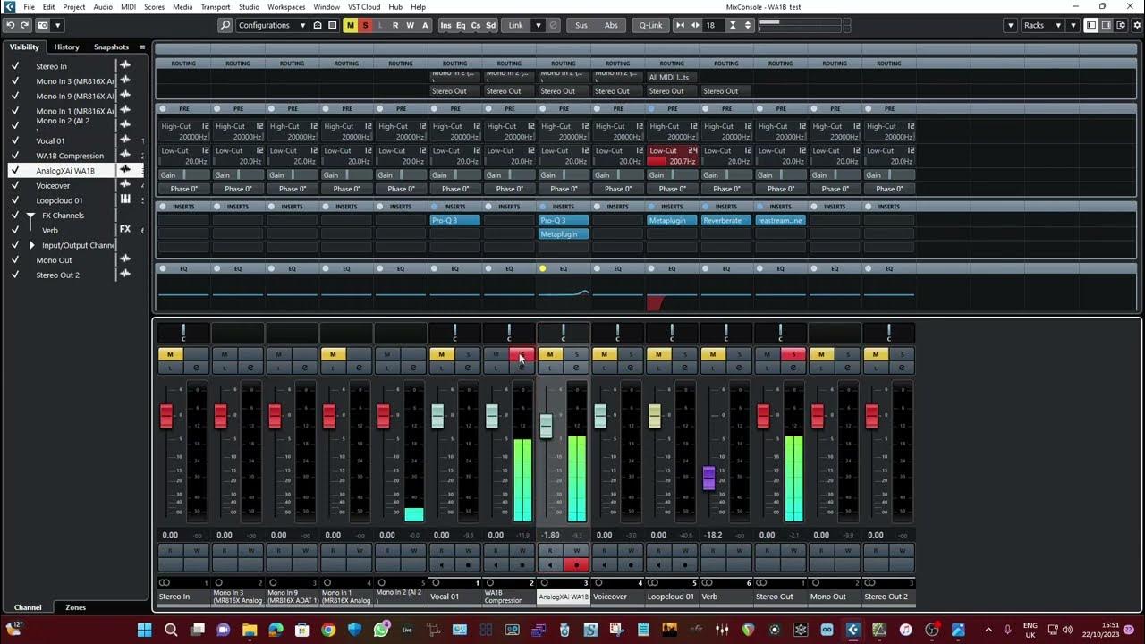 AnalogXAi WA1B Compressor Vocal Demo - YouTube