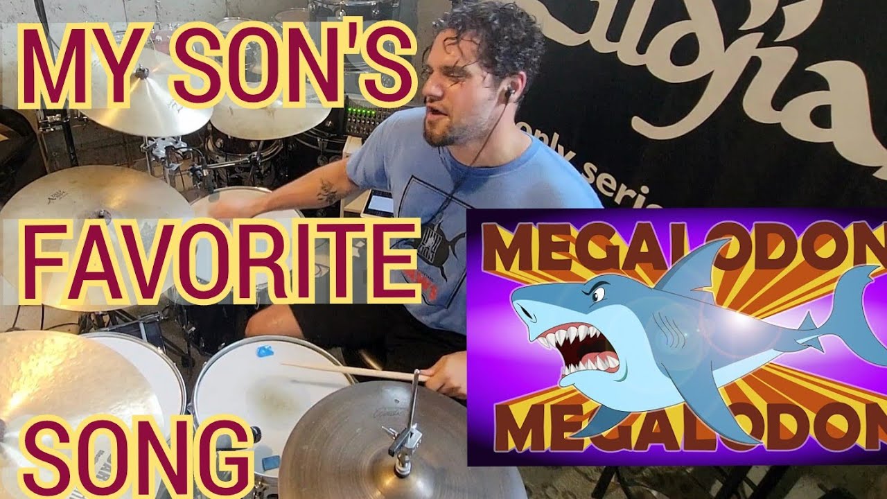 Megalodon - Howdytoons - (partial) Drum Cover. My son's favorite song ...