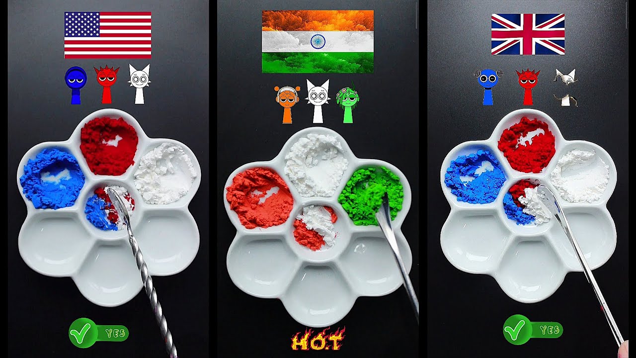 Mixing FLAG Colors Creates AMAZING Results - YouTube