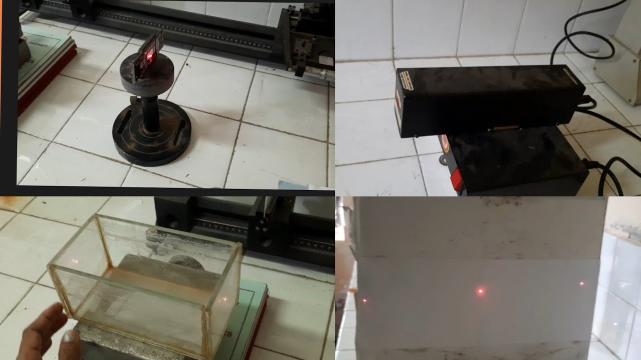 Measurement of Refractive index of given liquid by He-Ne laser ...