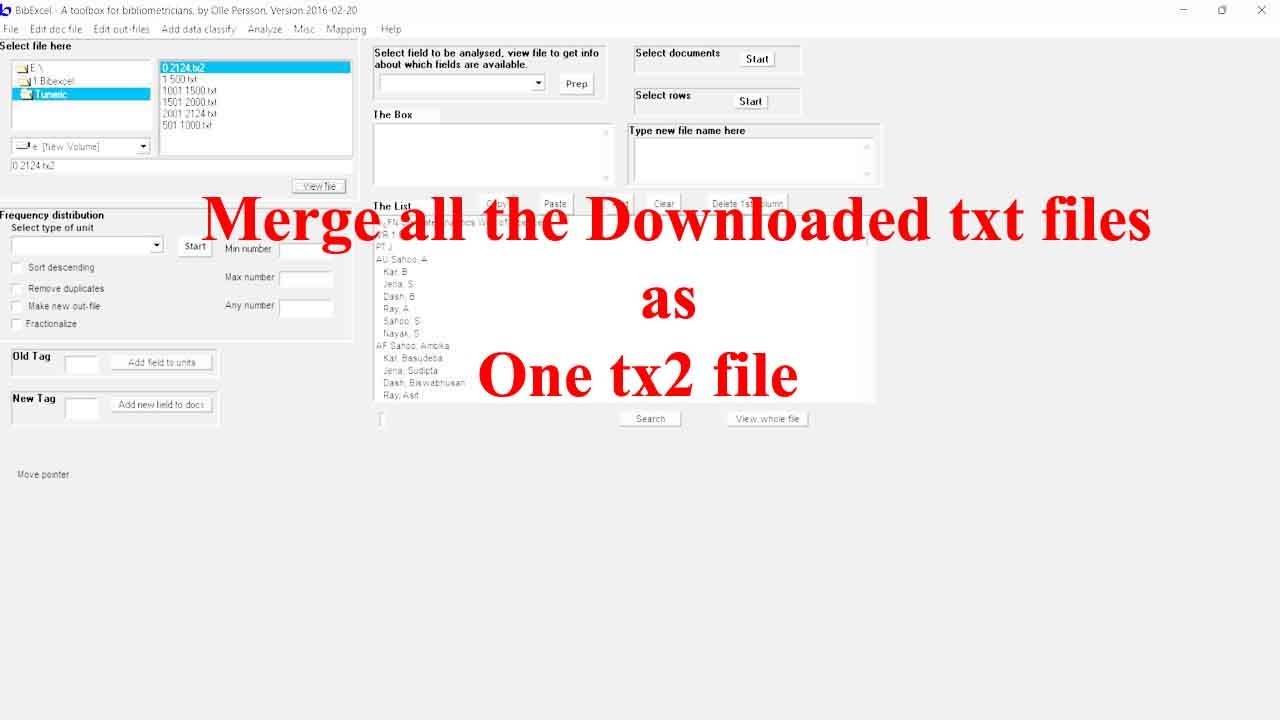 Merge All Text Files As One Tx2 File Youtube