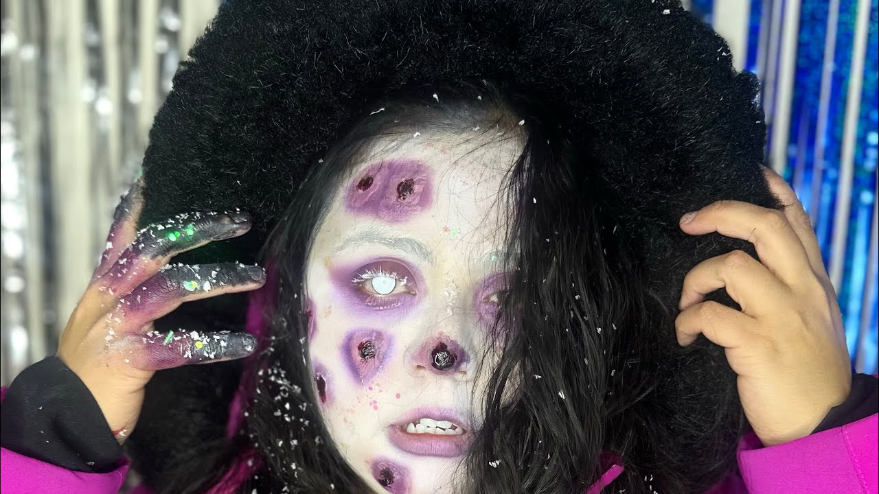 SFX Frostbite Makeup Tutorial – Realistic Frozen Skin Effect ️🧊 - YouTube