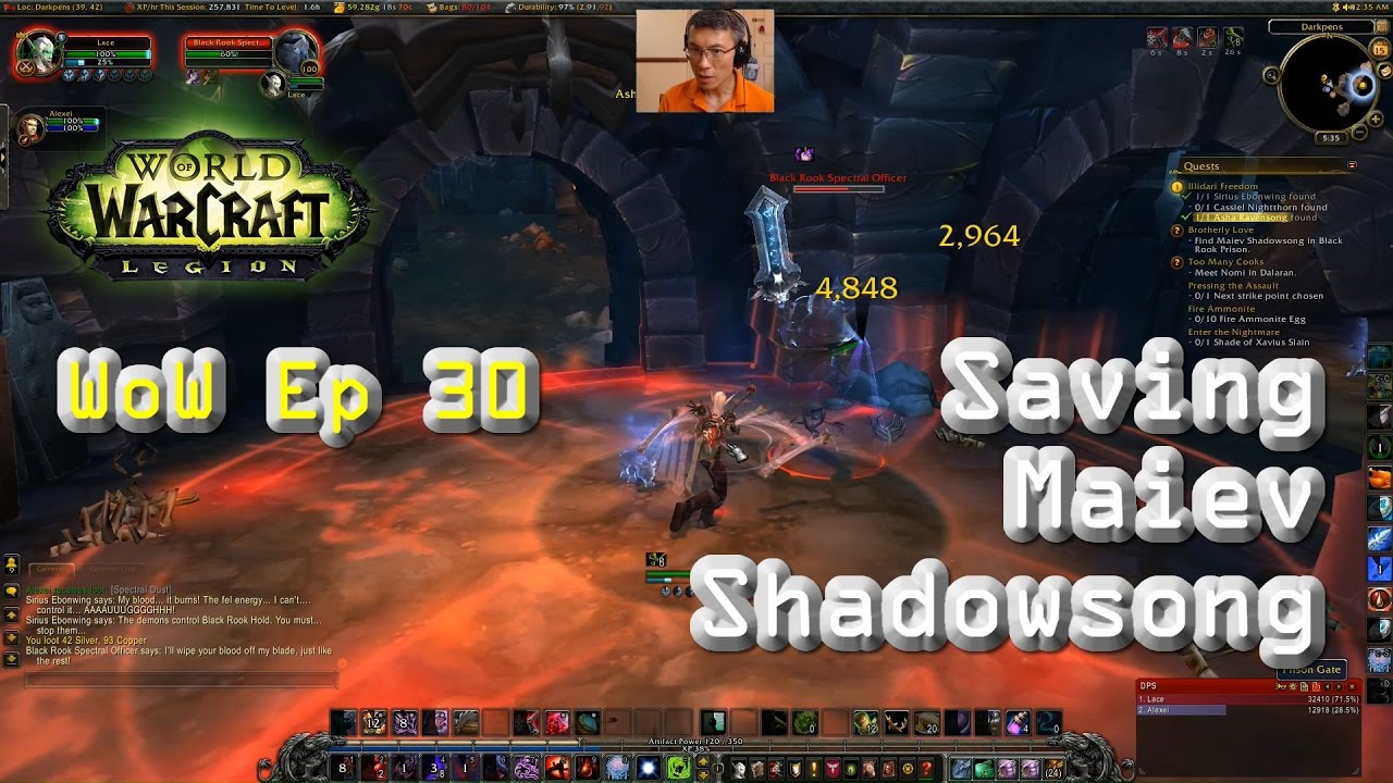 World of Warcraft: Saving Maiev Shadowsong (Legion) - YouTube