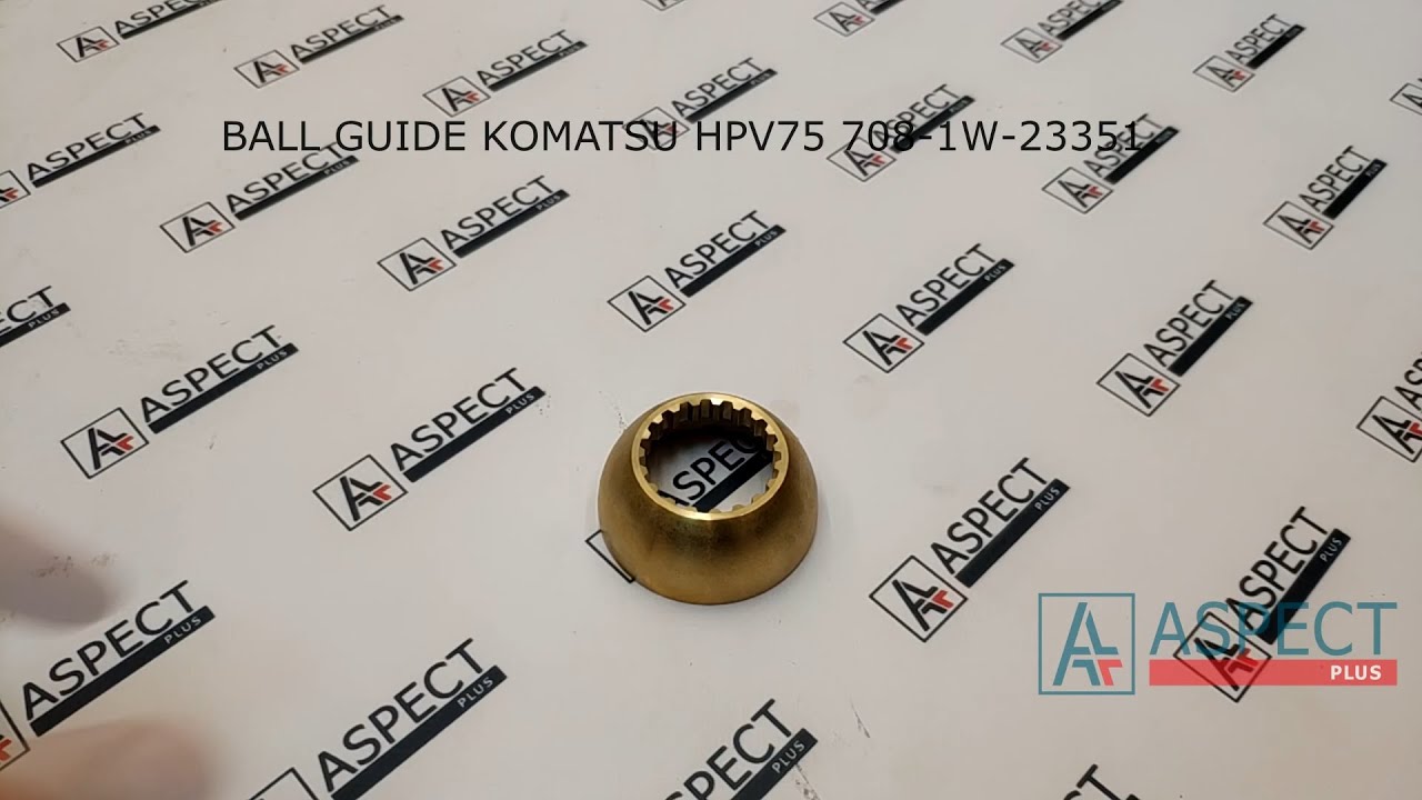 Сферическая втулка KOMATSU HPV75 708-1W-23351 BALL GUIDE - YouTube