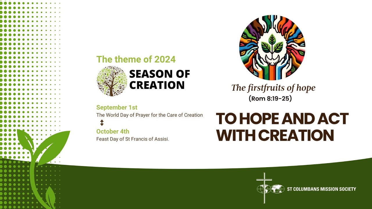 The theme for Season of Creation 2024 ‘To hope and act with Creation ...