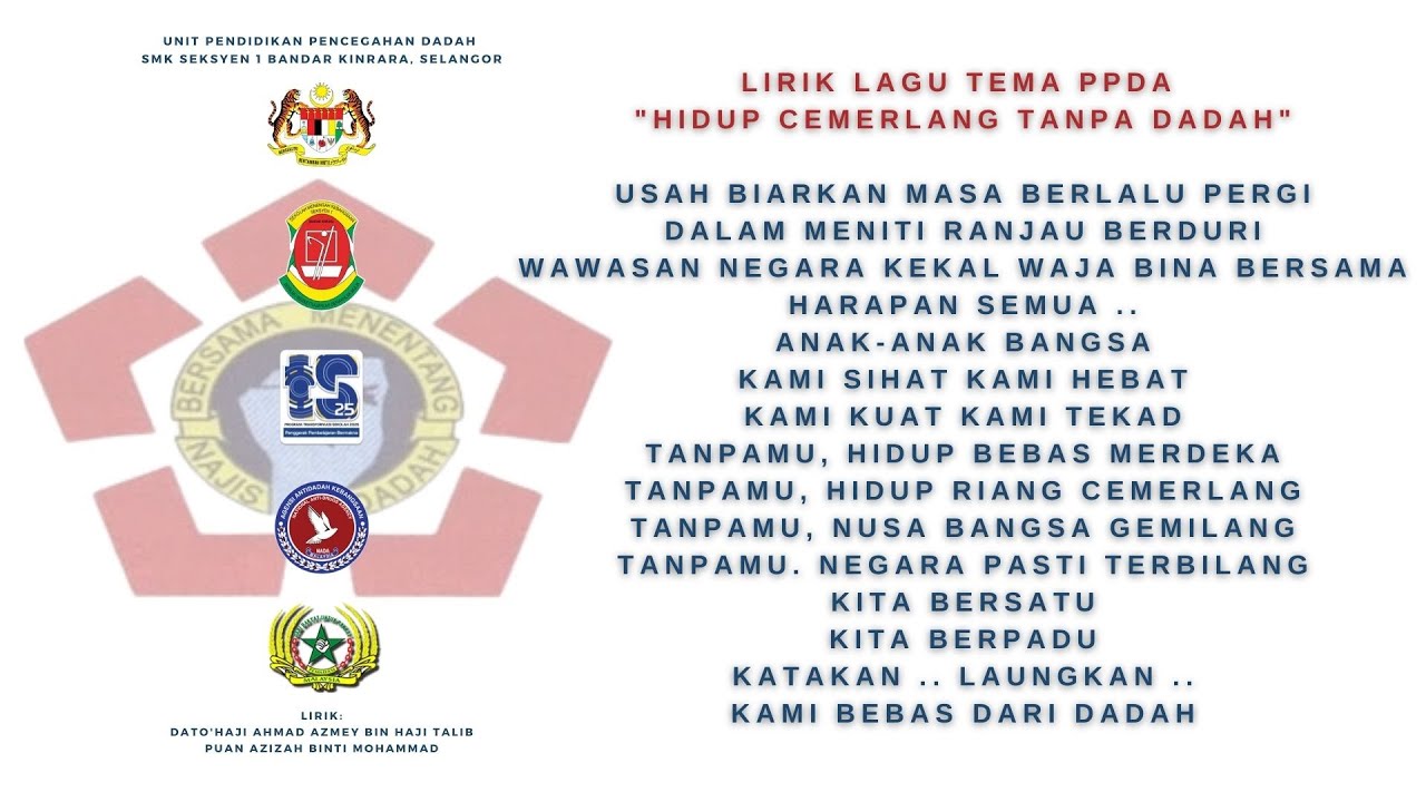 LAGU TEMA PPDa - YouTube