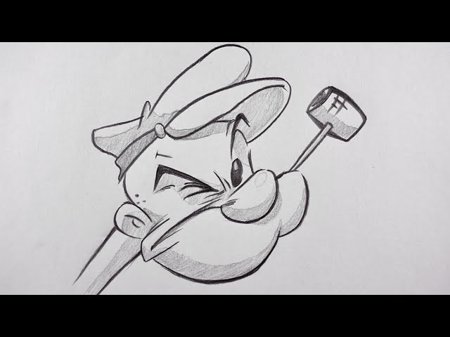 Pencil Sketch Of Popeye