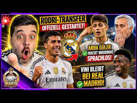 💣💥RODRI-TRANSFER GESTARTET‼️ARDA GÜLER macht Mourinho sprachlos☝️💫|💣💥VINI BLEIBT bei REAL MADRID‼️