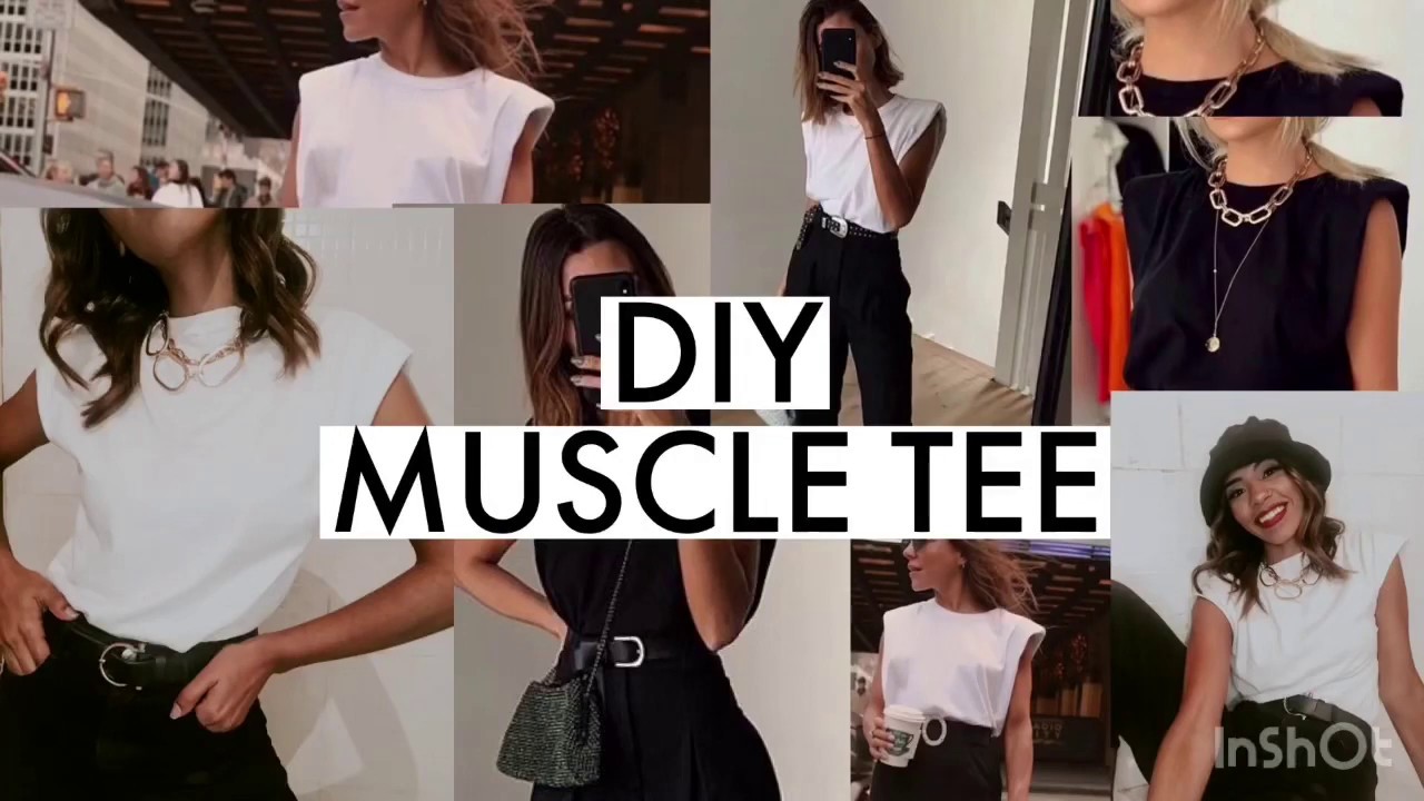 MUSCLE TEE - DIY ( Muito fácil! ) - YouTube